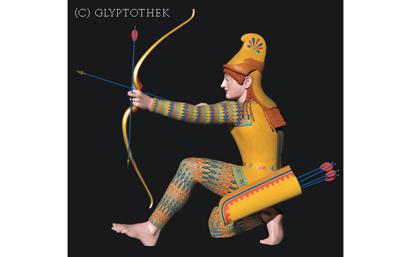 Aphaia-W-pediment-Paris-Archer-Glyptothek-Munich - Greece Is