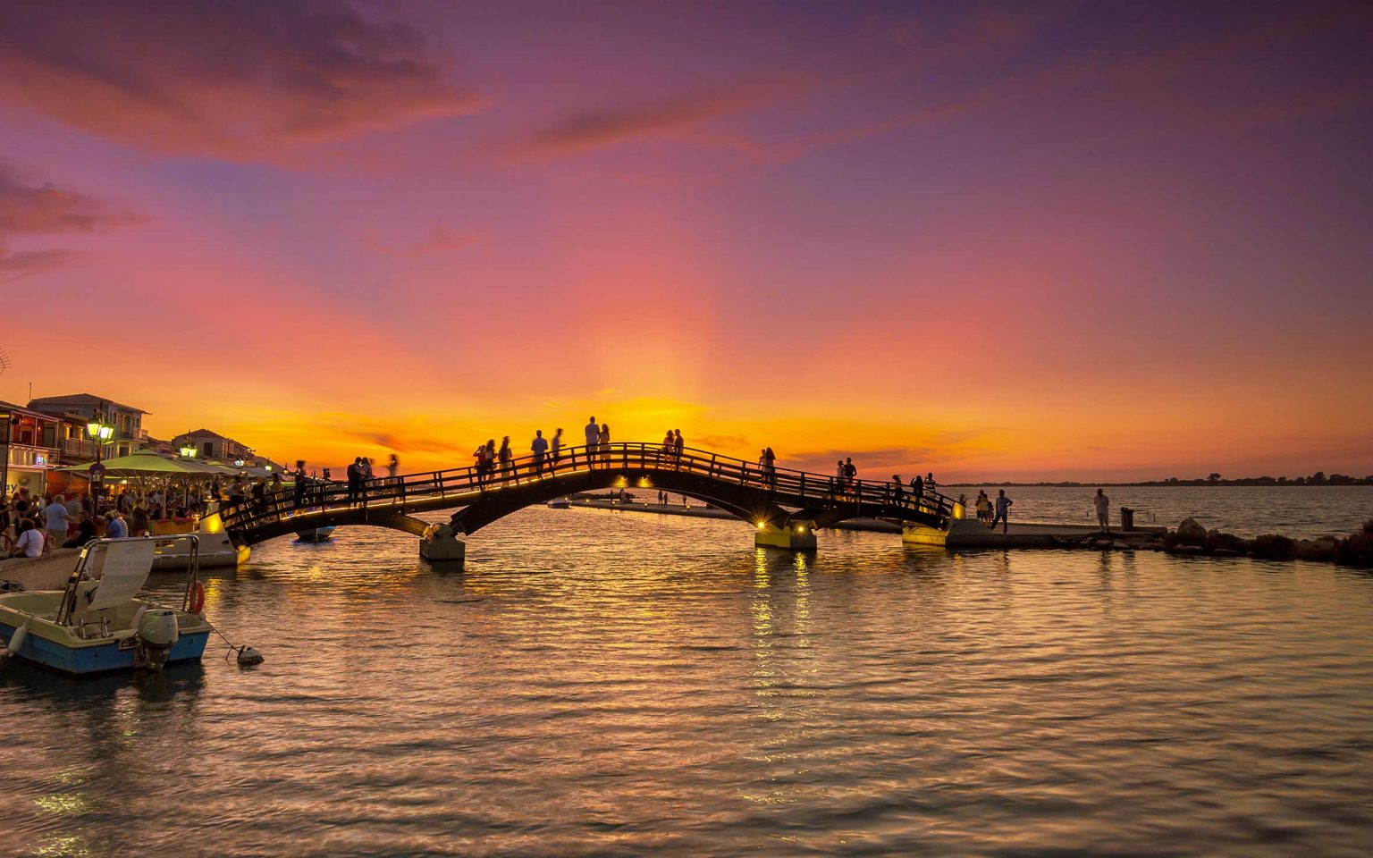 lefkada_sunset_bridge_shutter - Greece Is