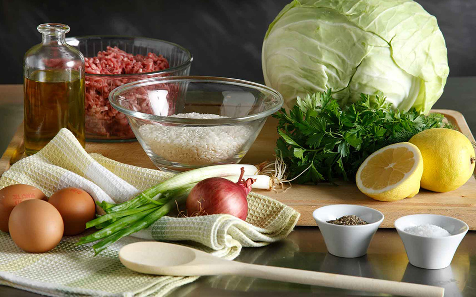 Lahanodolmades: Cabbage Rolls with Egg-Lemon Sauce, Step by Step ...